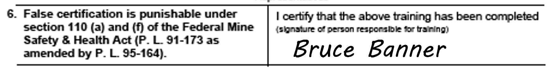 How To Fill Out An MSHA 5000-23 Certificate of Training | MSHA University