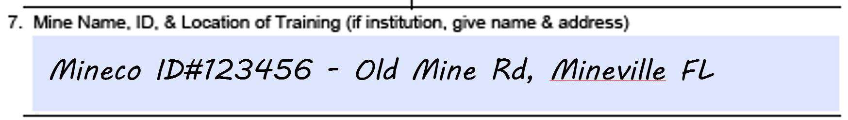 How To Fill Out An MSHA 5000-23 Certificate of Training | MSHA University