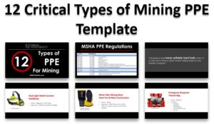 12 Critical Types of Mining PPE – PowerPoint Template | MSHA University